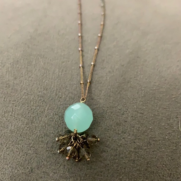 Vintage | Jewelry | Beaded Necklace With Interesting Chain | Poshmark